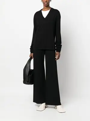 THE ROW Gala Flared Leg Trousers
