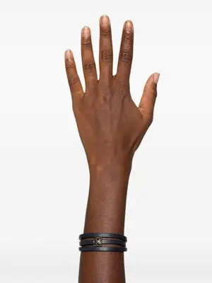 Loewe Anagram Bombé Leather Bracelet