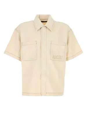 Amiri Ivory Denim Shirt - White