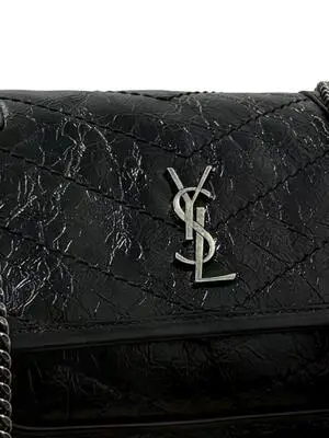 Saint Laurent Niki Mini Bag In Leather