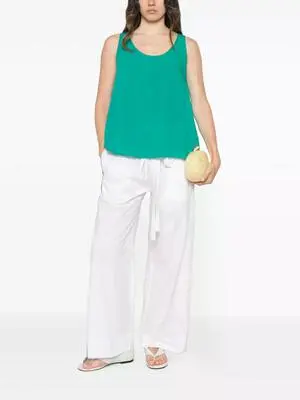 MOUTAKI Scoop-neck Sleeveless Blouse