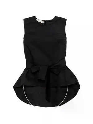MOUTAKI Sleeveless Blouse - Black