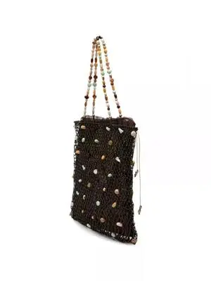 Cult Gaia Mercer Bauble-embellished Tote Bag - Brown