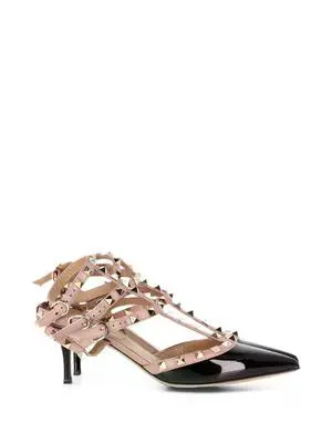 Valentino Garavani Rockstud Caged Pumps - Black