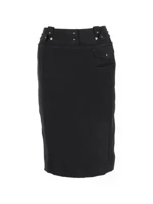 Altuzarra Waistband-detail Midi Skirt - Black