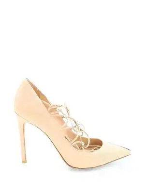 MARIO VALENTINO VINTAGE Gladiator Lace-up Pumps - Brown