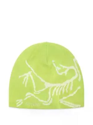 Arc'teryx Logo Intarsia Beanie Hat - Green