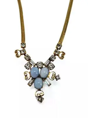 MADISON MAISON Rhinestone-embellished Snake-chain Necklace