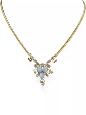 MADISON MAISON Rhinestone-embellished Snake-chain Necklace