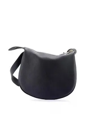 Versace Tavistock Leather Large Crossbody Bag - Black