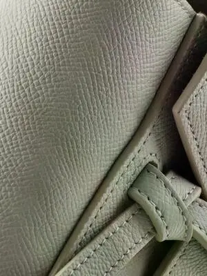 Celine Belt Bag Textured Leather Nano Shoulder Bag