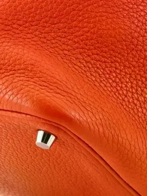 Hermès Picotin Lock Clemence Pm Bucket Bag - Orange