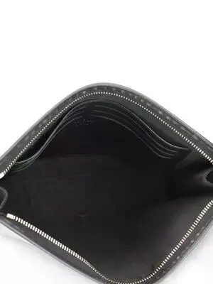 LOUIS VUITTON Pochette Voyage Monogram Eclipse Canvas Mm Clutch Bag - Black