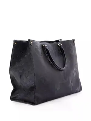 LOUIS VUITTON Onthego Monogram Empreinte Giant Gm Tote Bag - Black