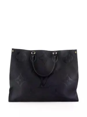 LOUIS VUITTON Monogram Empreinte Giant Gm Tote Bag - Black