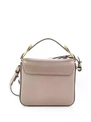 Chloé C Flap Bag Leather Mini Crossbody Bag