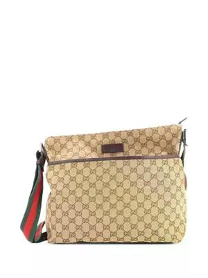 Gucci Gg Canvas Medium Messenger Bag