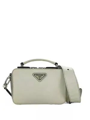 Prada 2010s Saffiano Shoulder Bag - White