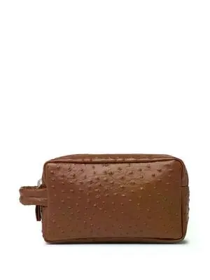 Marsèll Comparto Ostrich-effect Wash Bag