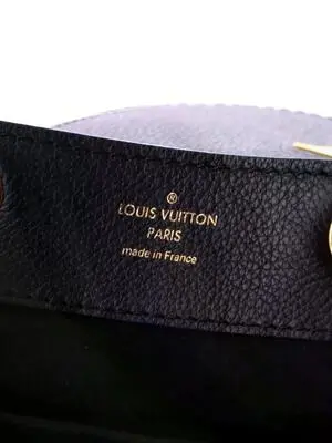LOUIS VUITTON Lockme Leather Mini Backpack - Black