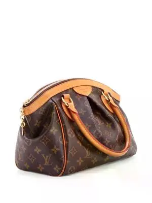 LOUIS VUITTON Tivoli Handbag Monogram Canvas Pm Satchel - Brown