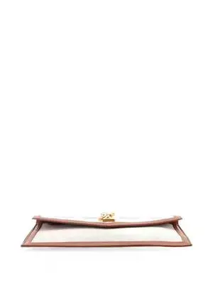 Saint Laurent Uptown Pouch Canvas Clutch Bag