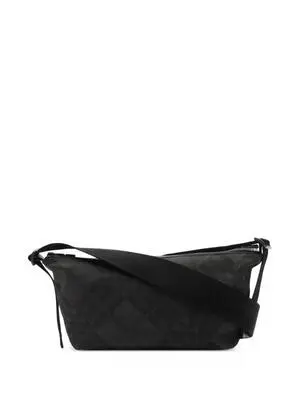 Burberry Chester Sling Messenger Bag In Check Nylon - Grey