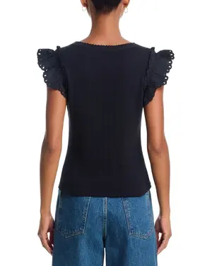 Rails Giovanna Ruffle Sleeve Top