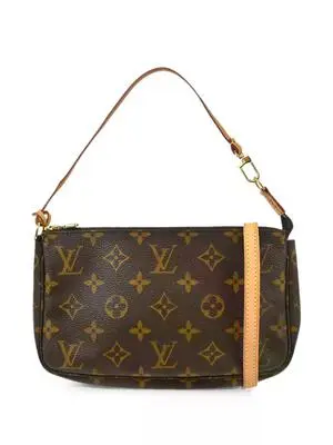 LOUIS VUITTON Monogram Pochette Tote Bag - Brown