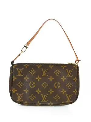 LOUIS VUITTON Monogram Pochette Tote Bag - Brown