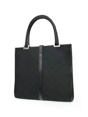 Gucci 1990-2000s Gg Jackie Handbag - Black