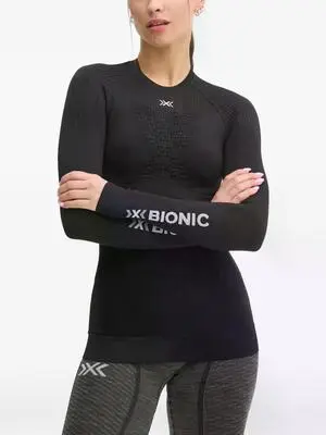 X-BIONIC Logo-print Perforated-detail Top