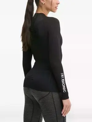 X-BIONIC Logo-print Perforated-detail Top