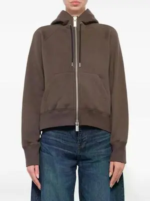 Sacai Zip-up Drawstring Hoodie