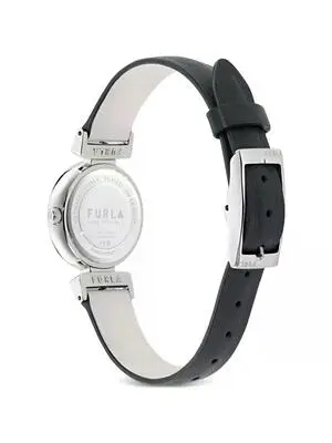 Furla Textured Dial 32mm Watch - Silver