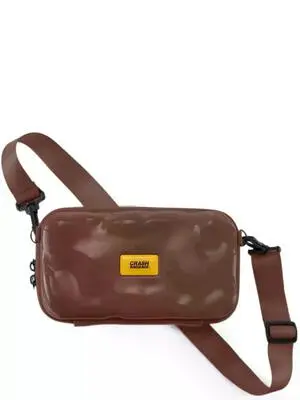 CRASH BAGGAGE Mini Icon Dented-effect Crossbody Bag