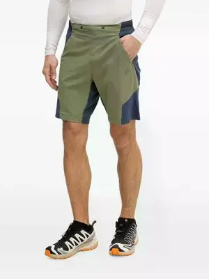 LA SPORTIVA Trail Guard Logo-print Panelled Shorts - Green