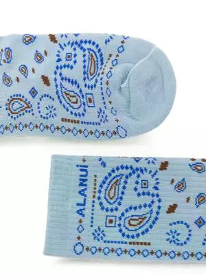 Alanui Paisley-pattern Socks