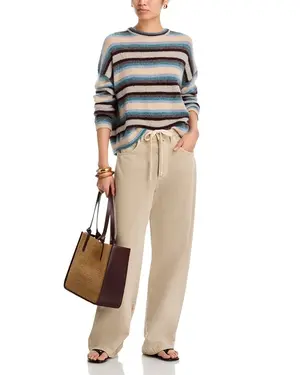 Velvet By Graham & Spencer Mae Striped Long Sleeve Sweater