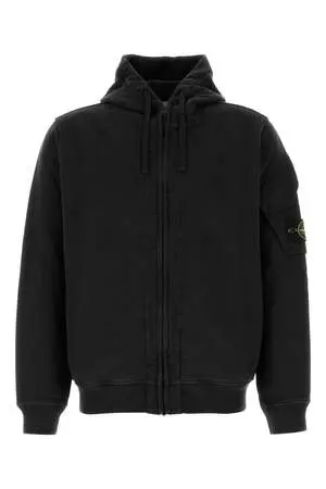 Stone Island Cotton Sweatshirt - Black
