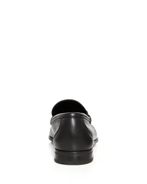 FERRAGAMO Grandioso Double Gancini Bit Leather Loafers