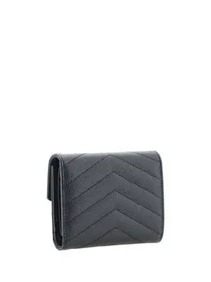 Saint Laurent Cassandre Leather Wallet