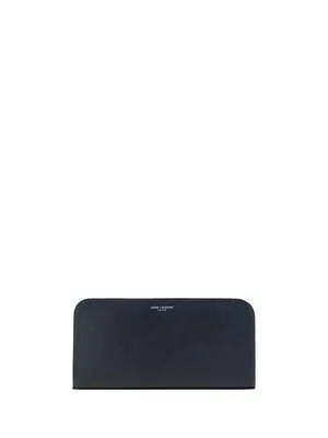Saint Laurent Grain De Poudre Leather Wallet