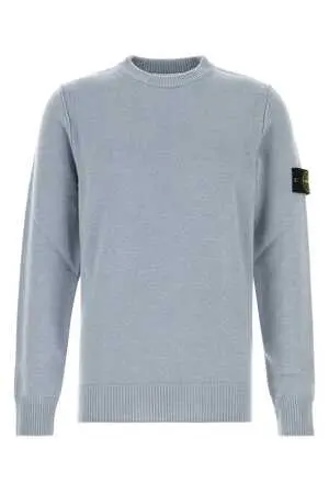 Stone Island Light Wool Blend Sweater - Blue