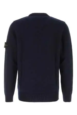 Stone Island Midnight Wool Blend Sweater
