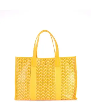 Goyard Mm Villette Tote Printed Coated Canvas - Yellow