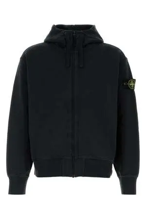 Stone Island Cotton Sweatshirt - Black