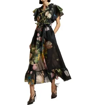 Cynthia Rowley Ramie Kaftan