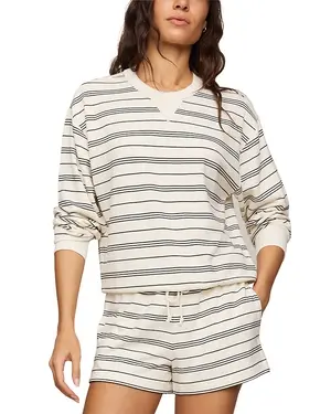 Z Supply Stand Out Striped Sweatshirt - Cloud