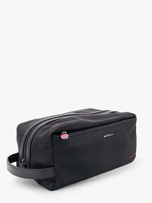 Kiton Nylon Beauty Case With Logo